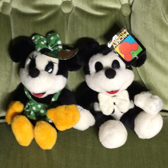 Mickey Unlimited | Toys | Mickey And Minnie Pair Of Suffies | Poshmark